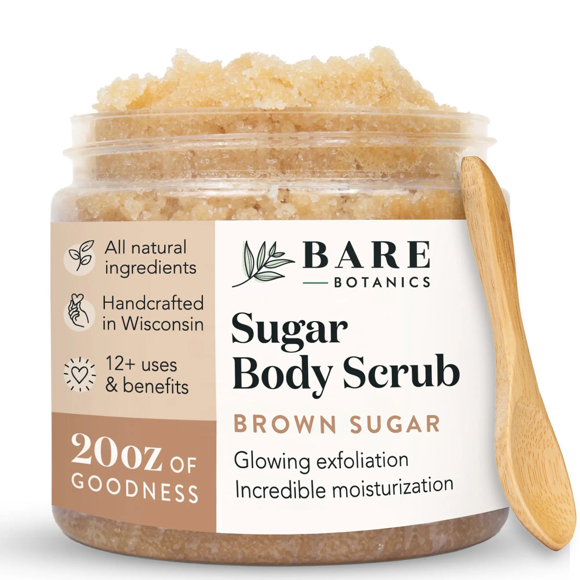 Brown Sugar Coconut Vanilla Body Scrub | Bare Botanics – Bare Botanics Skincare